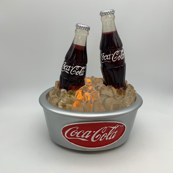 Coca Cola | Other | Vintage 99s Cocacola Ice Bucket Bottles Light Up ...